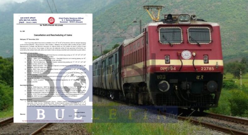 15-Day Mega Block on Lumding-Badarpur Hill Route to Impact Train ...