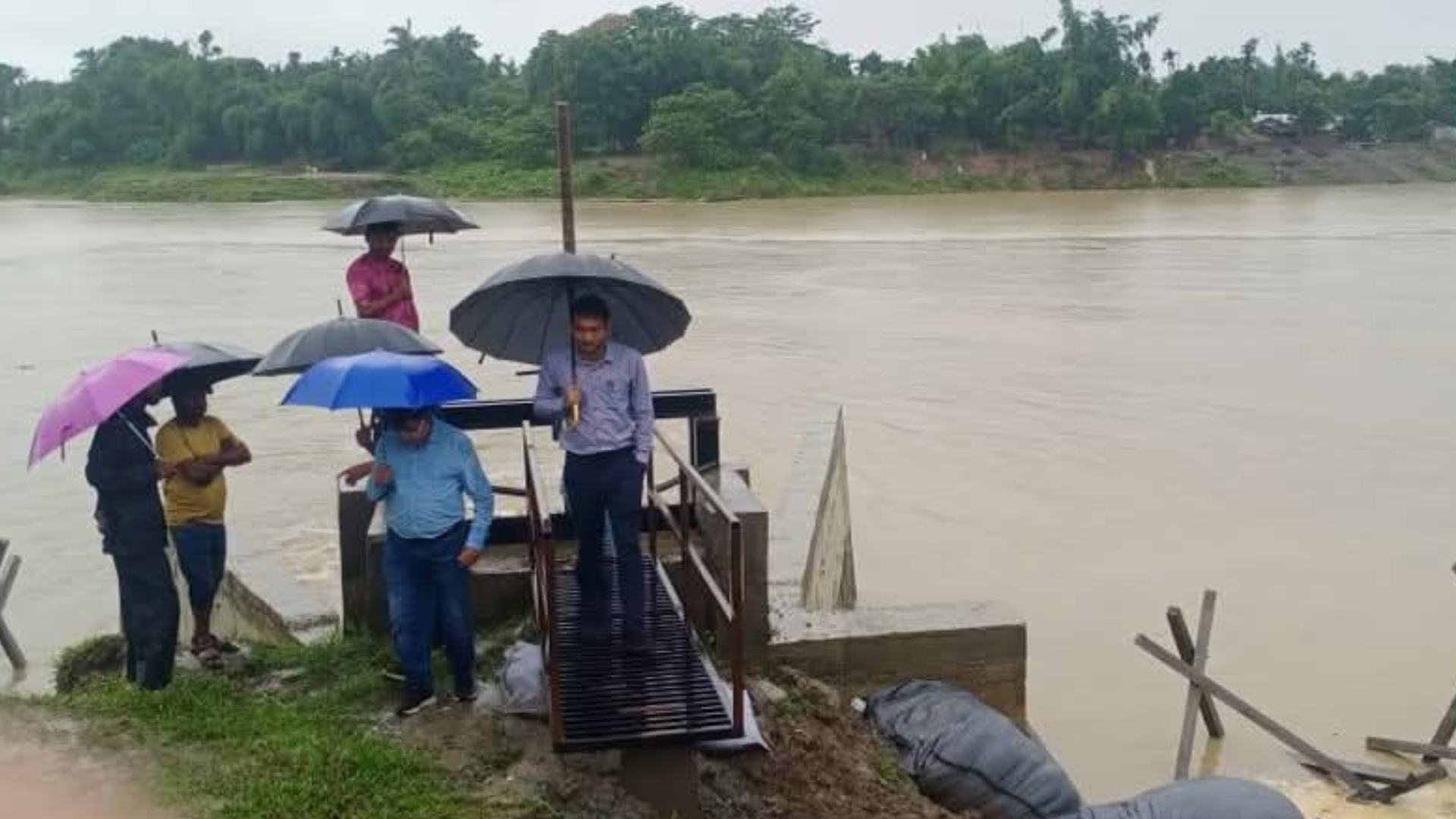 After Heavy Rains and Flood Fears, DC Cachar Inspects Silchar's ...