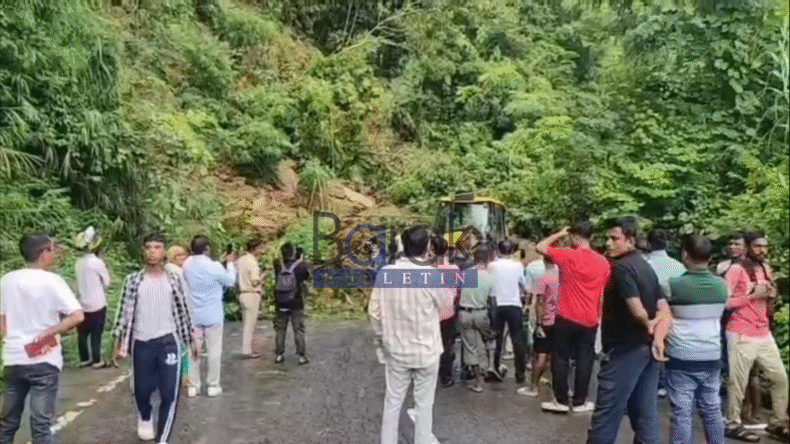 Silchar–Imphal National Highway 37 Blocked Due To Massive Landslide ...