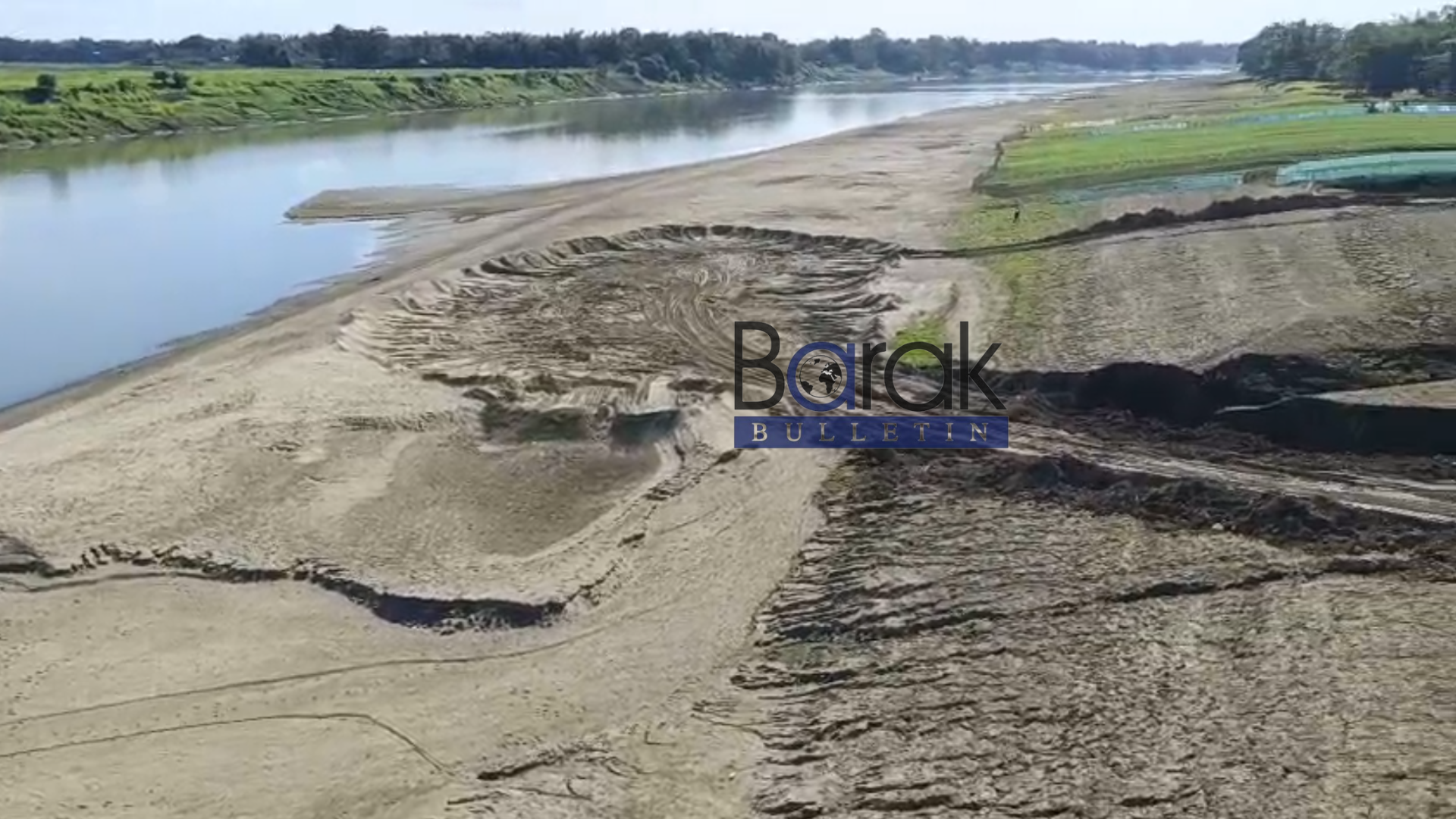 Illegal Sand Mining Under Badrighat Bridge Raises Safety Concerns ...